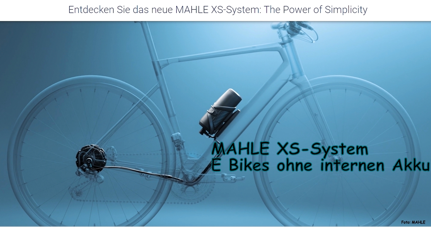 MAHLE XS System – E Bikes ohne internen Akku – Berg & Tal